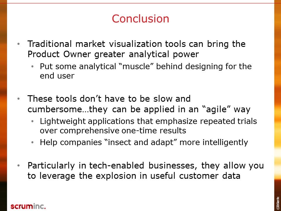 Visualizing Customers - Scrum Inc